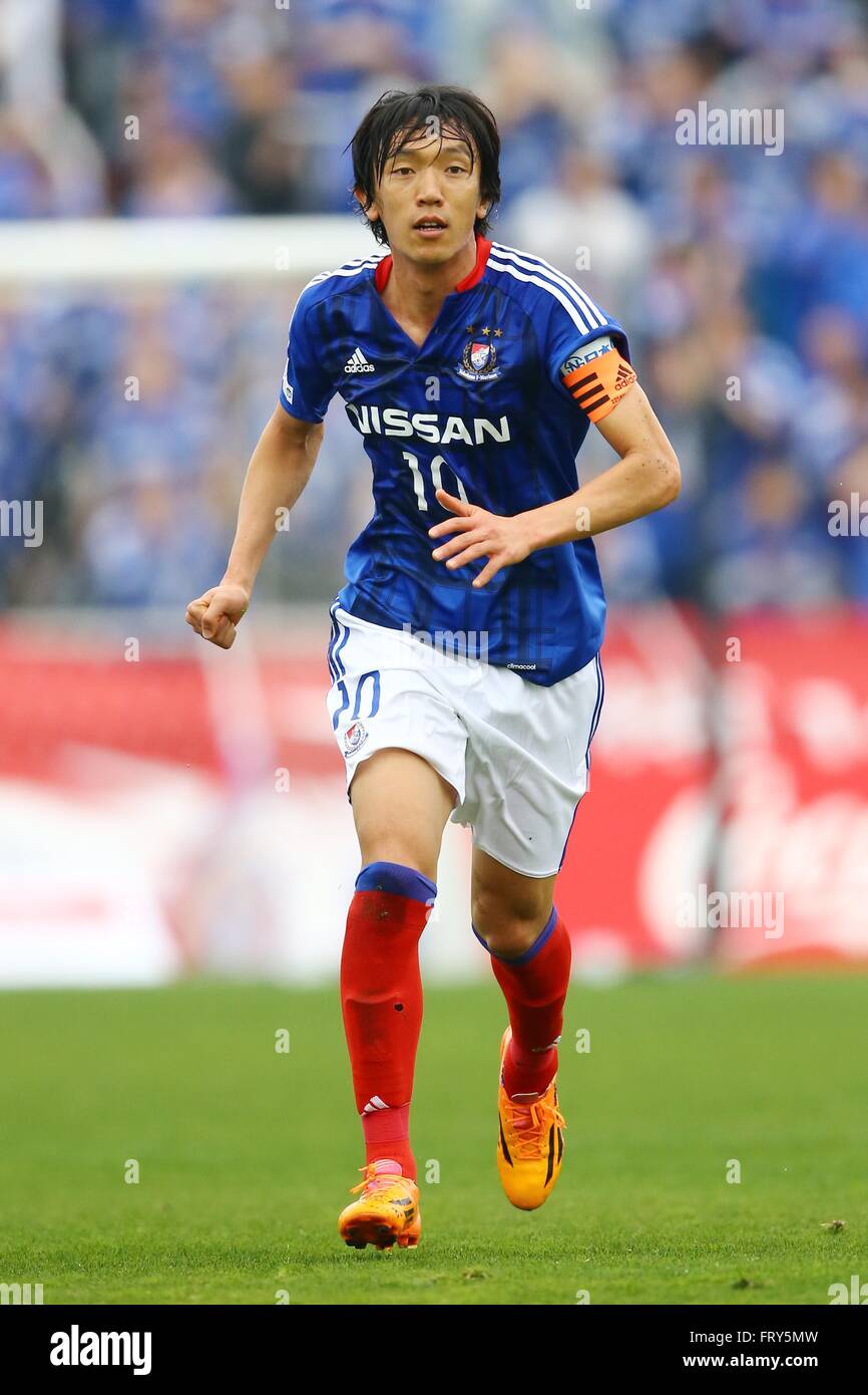 Kanagawa, Japan. 19th Mar, 2016. Shunsuke Nakamura (F Marinos) Football ...