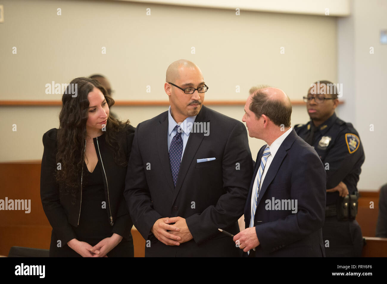 New York, NY, USA. 23rd Mar, 2016. Attorneys REBECCA FREEDMAN and GLENN ...