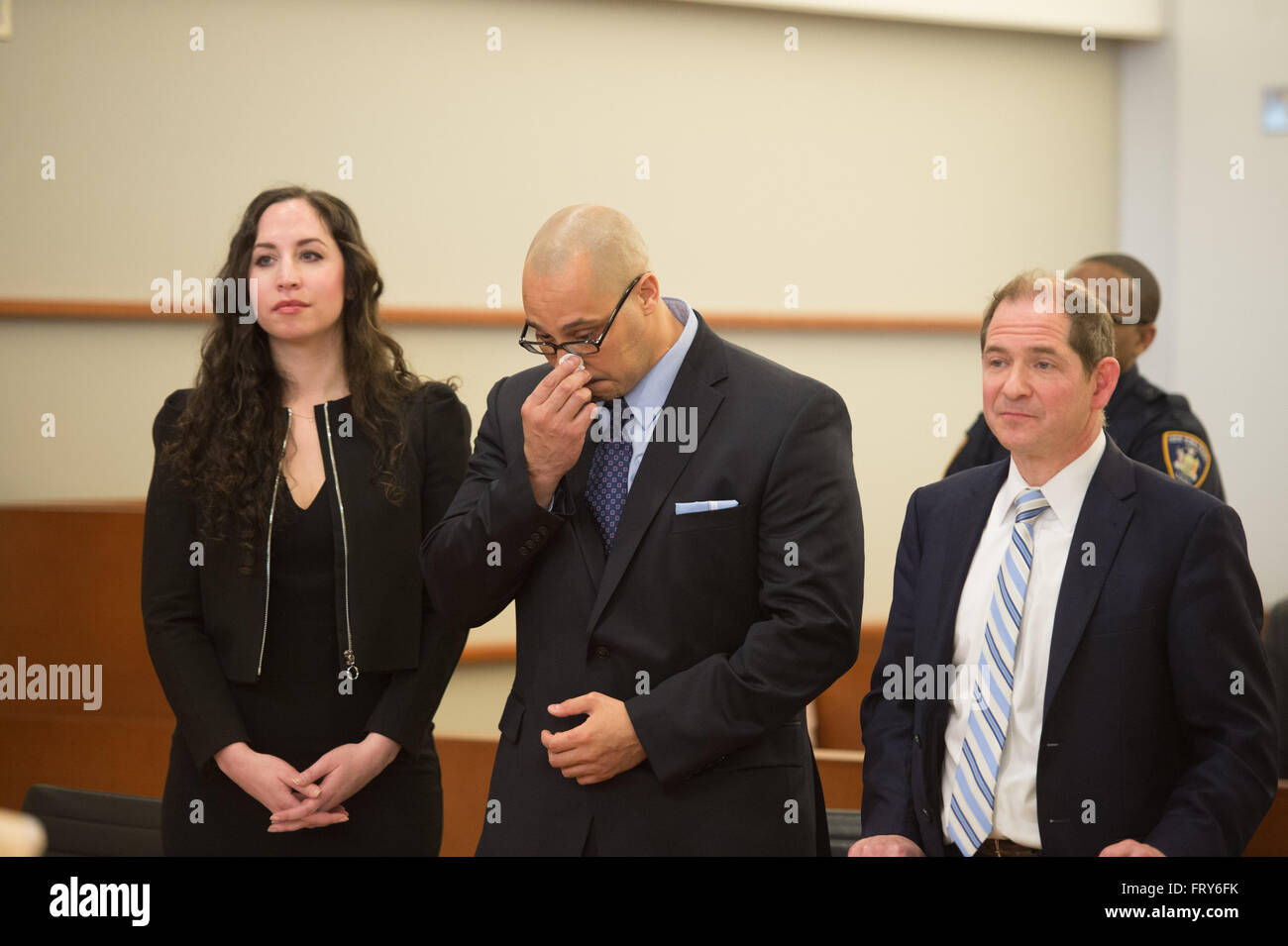 New York, NY, USA. 23rd Mar, 2016. Attorneys REBECCA FREEDMAN and GLENN ...