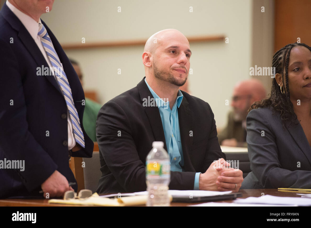 New York, NY, USA. 23rd Mar, 2016. Rikers Corrections Officer DAVID ...