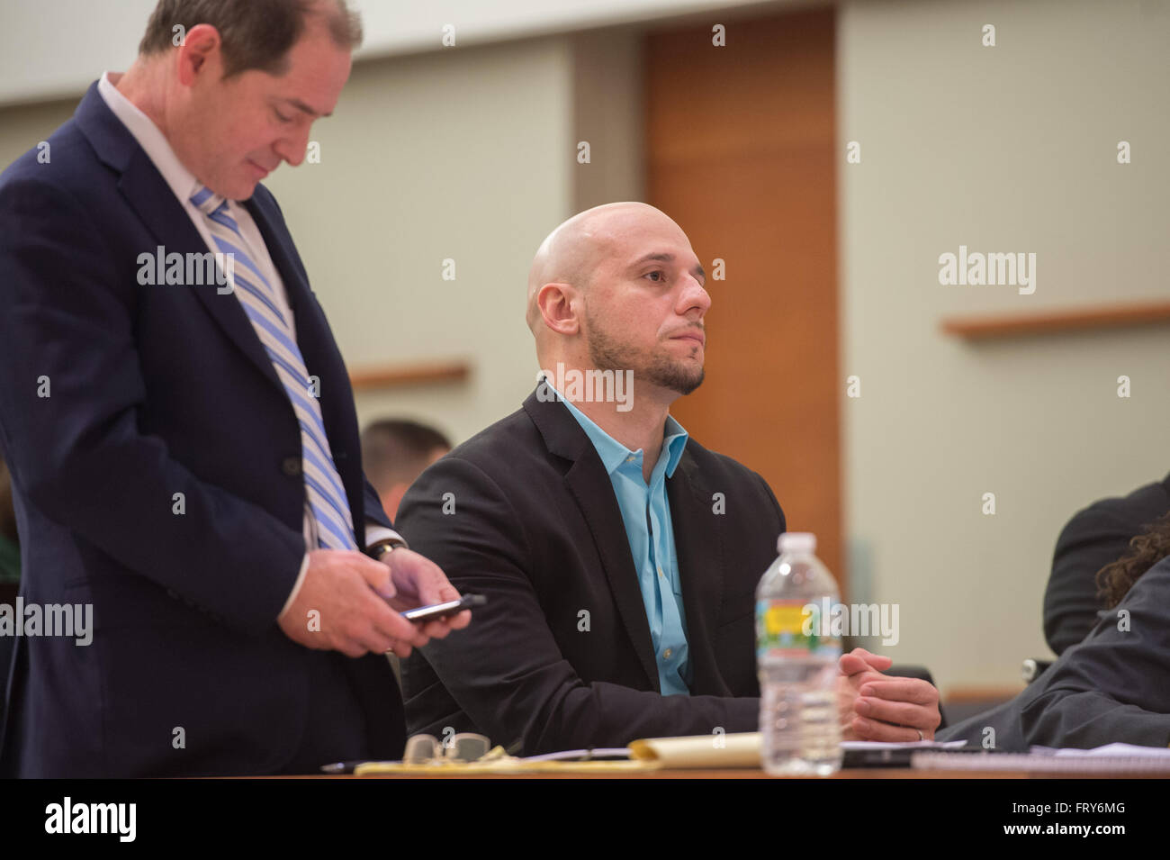 New York, NY, USA. 23rd Mar, 2016. Rikers Corrections Officer DAVID ...