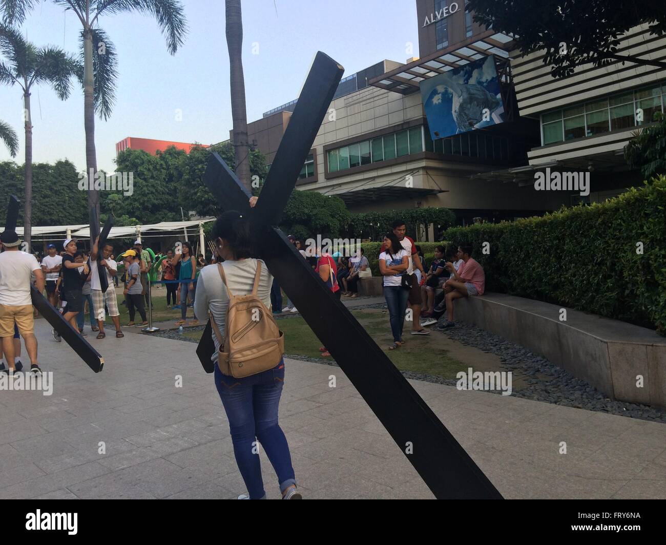 Taguig City, Philippines. 24th Mar, 2016. City dwellers have a chance ...