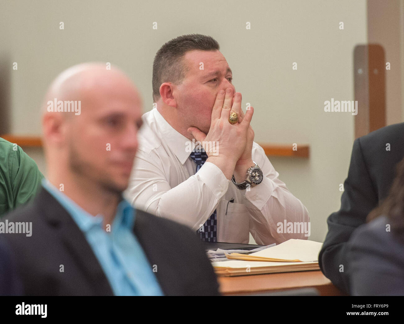 New York, NY, USA. 23rd Mar, 2016. Rikers Corrections Officer DAVID ...