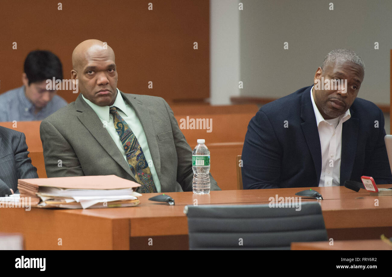 New York, NY, USA. 23rd Mar, 2016. Rikers Corrections Officer DWAYNE ...