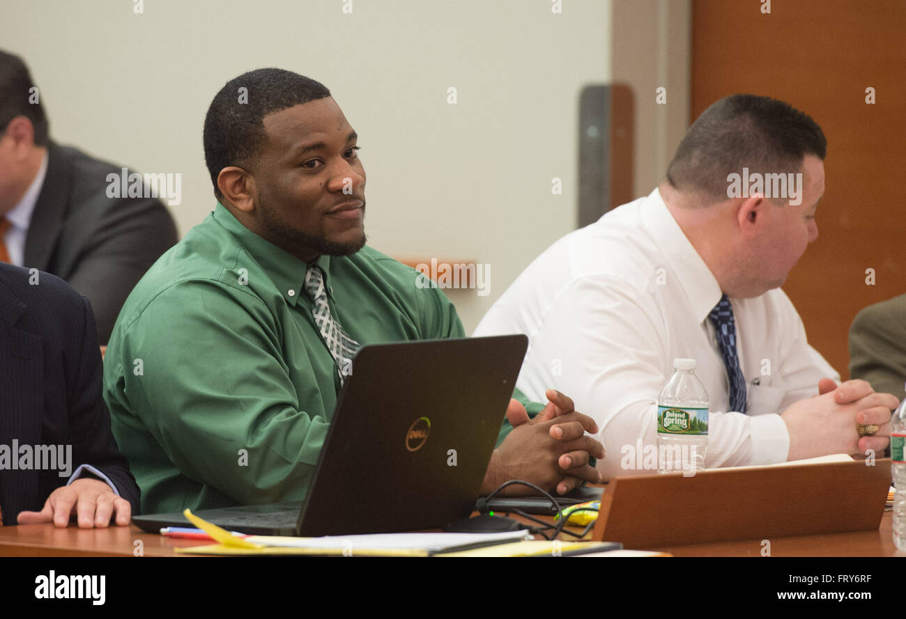 New York, NY, USA. 23rd Mar, 2016. Rikers Corrections Officer JEFFREY ...