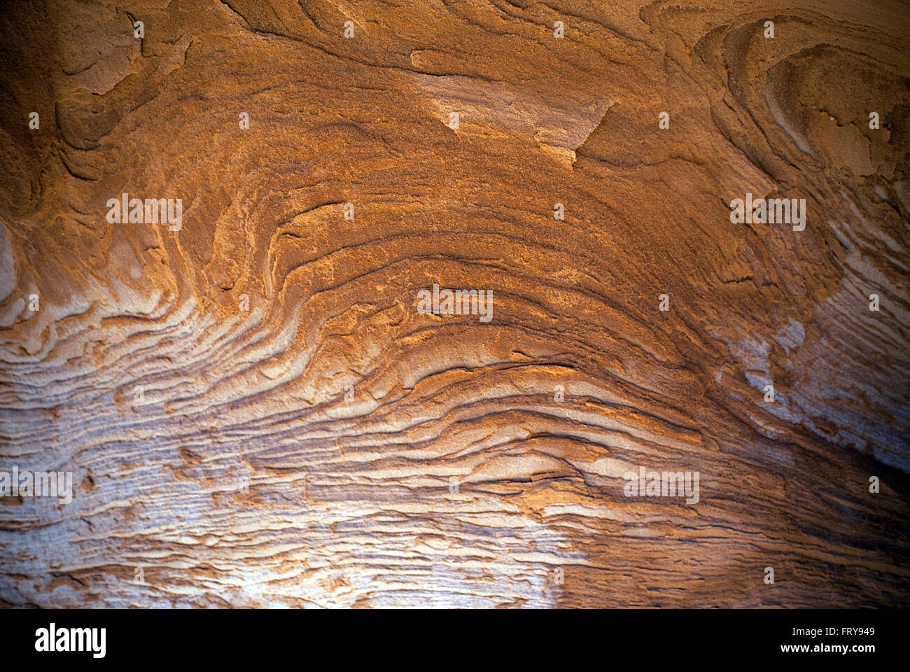 Moab, Utah, USA. 24th Mar, 2016. Evidence of ages of wind and rain ...