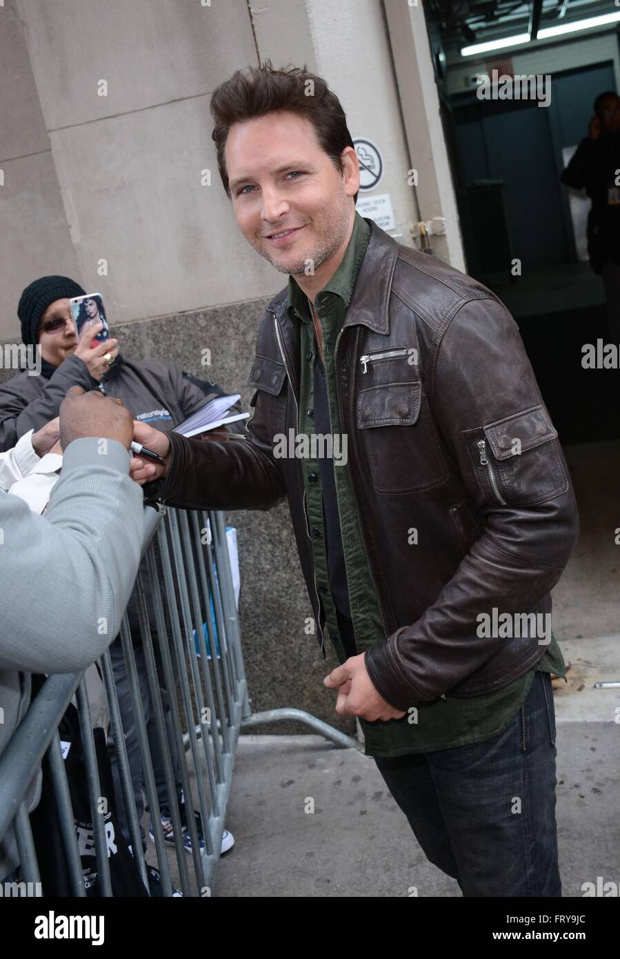 New York, NY, USA. 24th Mar, 2016. Peter Facinelli out and about for ...