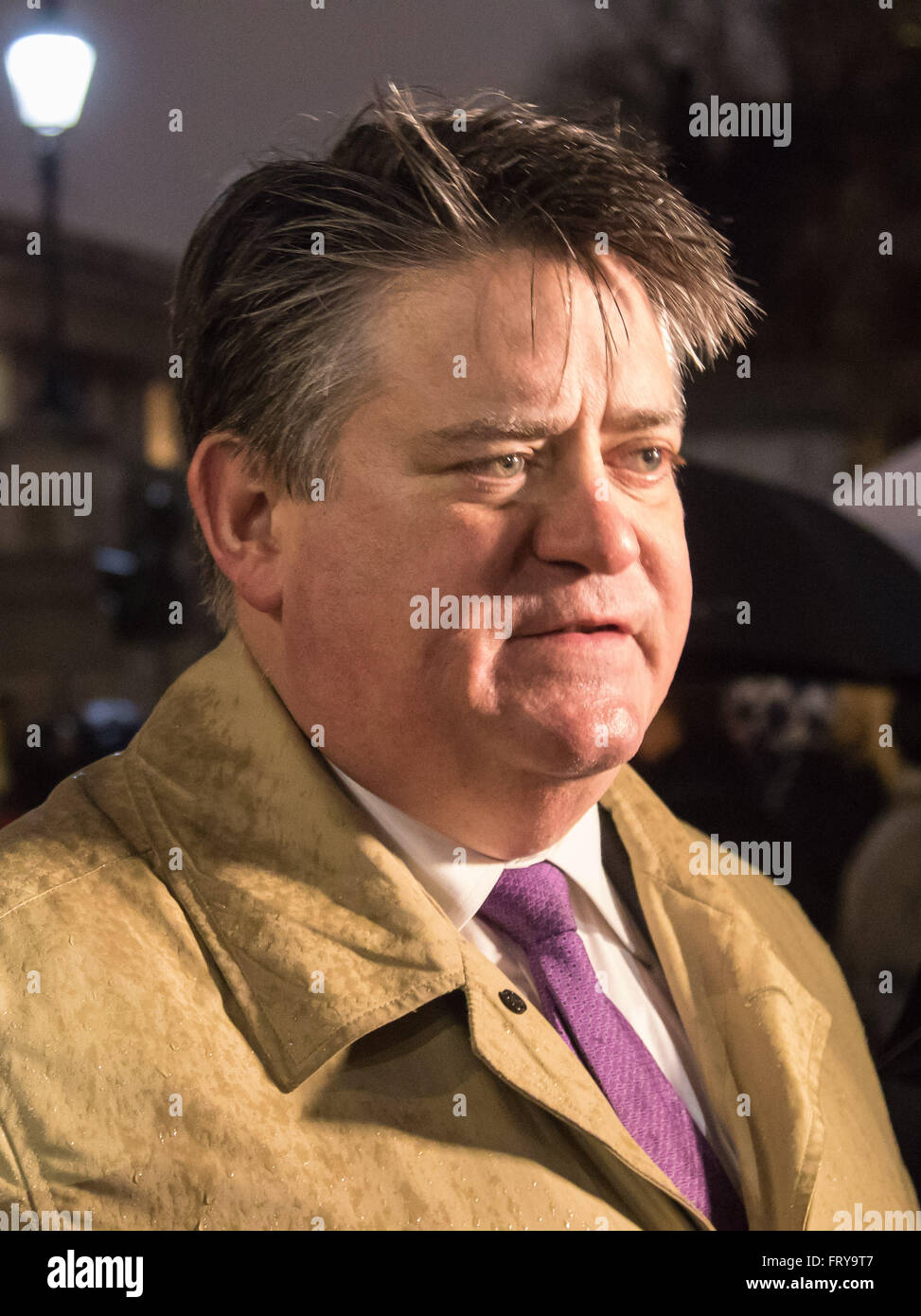 Trafalgar Square, London, March 24th 2016. Deputy Mayor of London for ...