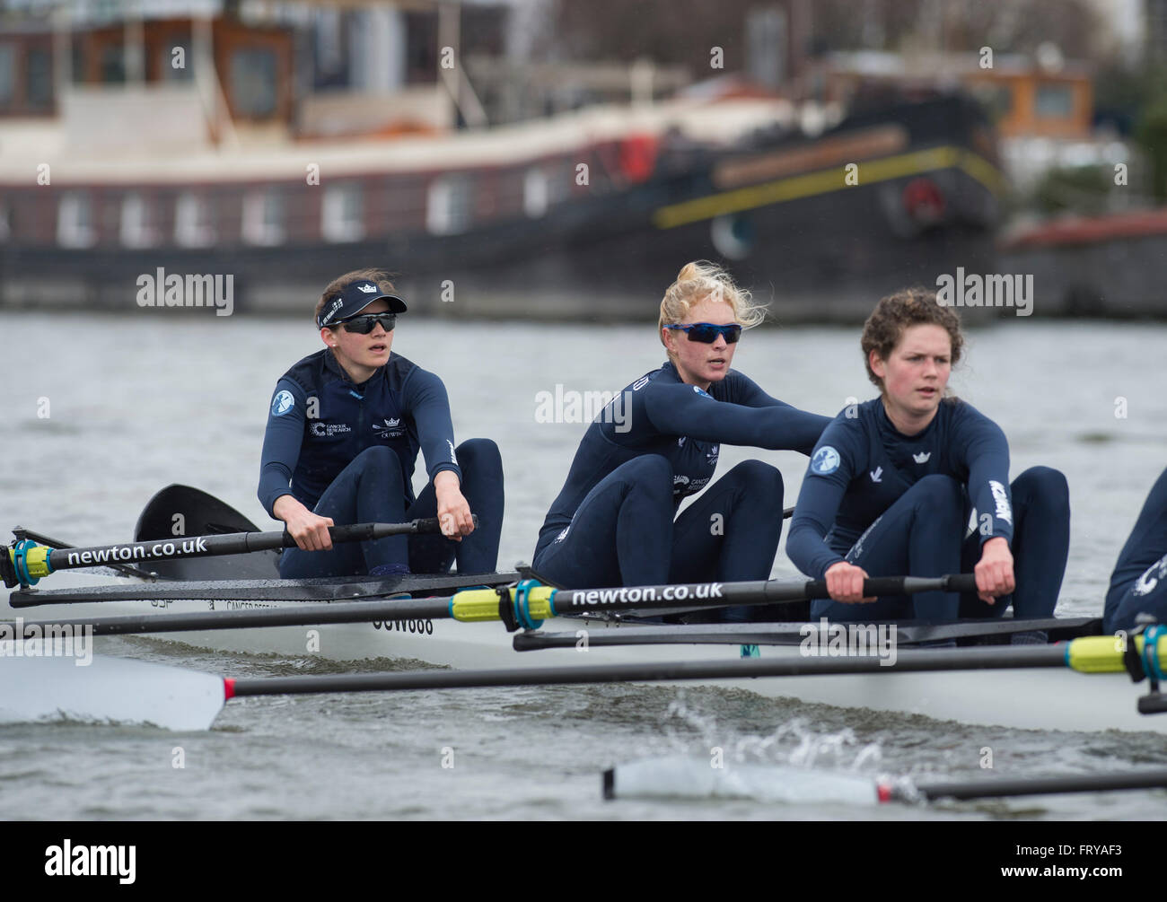 Oxford rowing team l r cox hi-res stock photography and images - Alamy