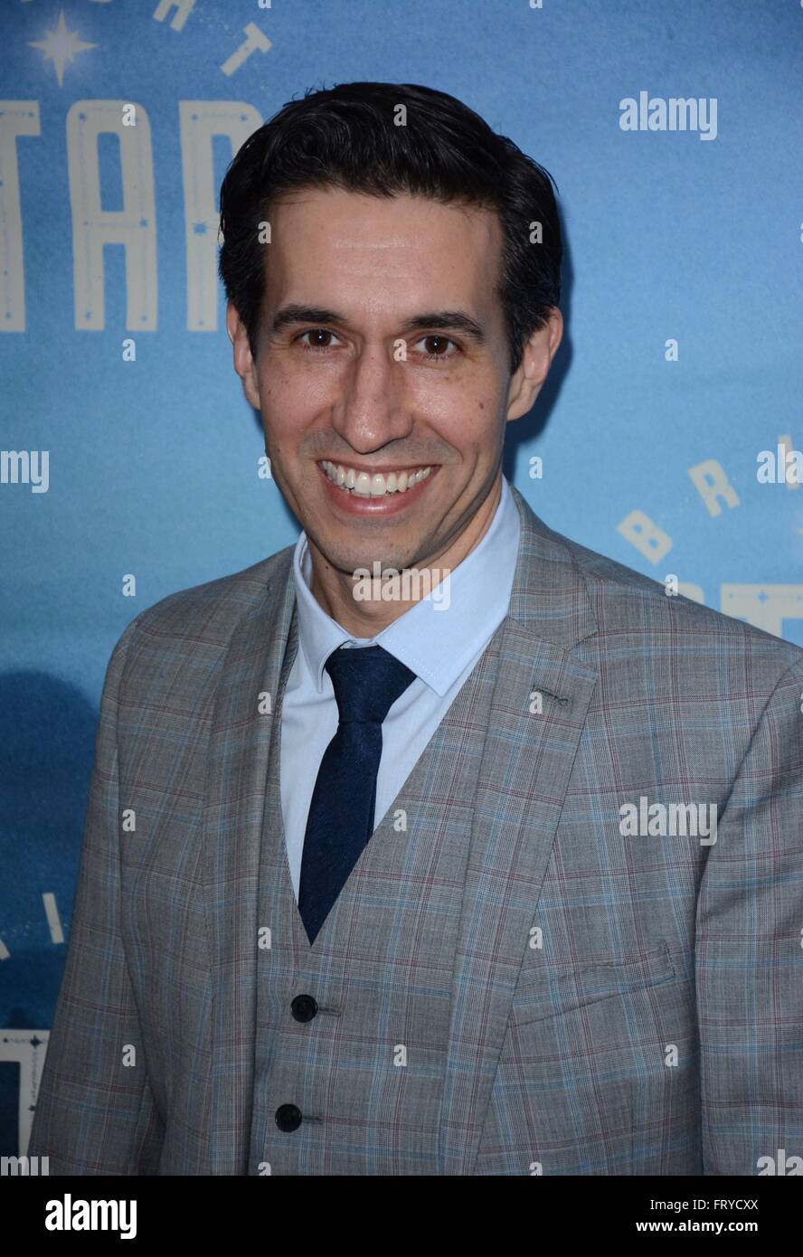 New York, NY, USA. 24th Mar, 2016. Josh Rhodes in attendance for BRIGHT ...