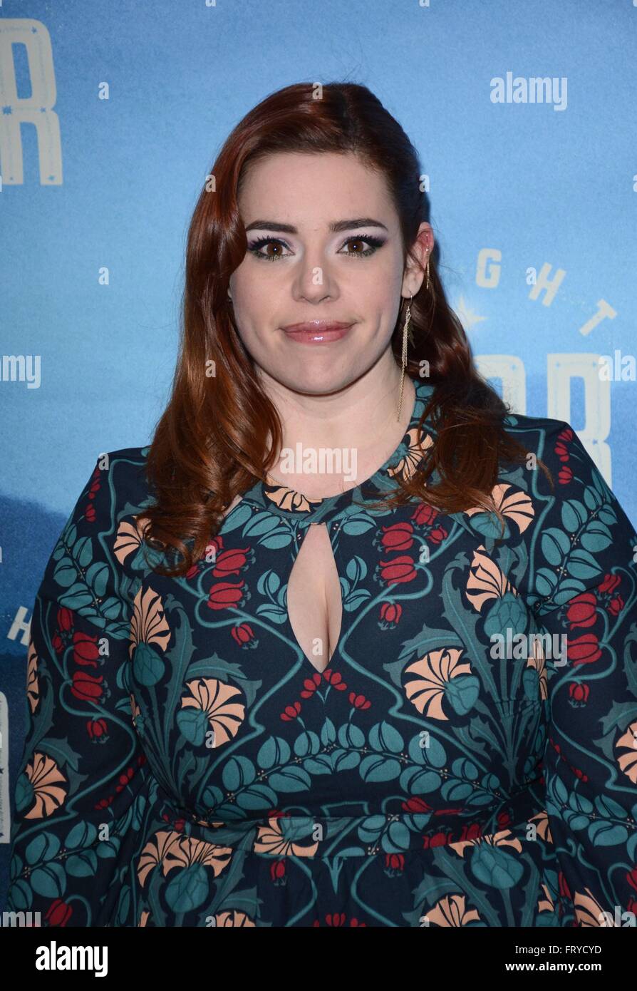 New York, NY, USA. 24th Mar, 2016. Alysha Umphress in attendance for ...