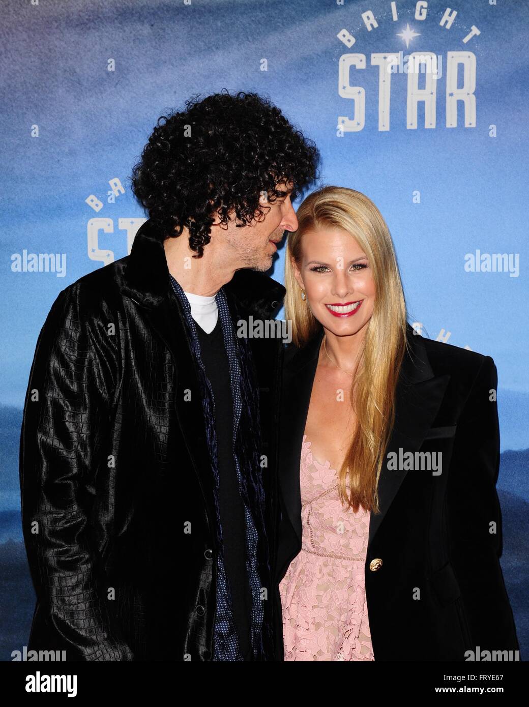 New York, NY, USA. 24th Mar, 2016. Howard Stern, Beth Ostrosky in ...