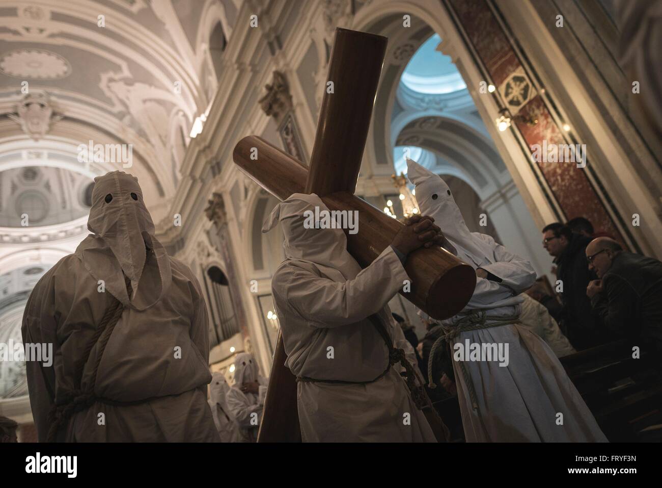 Minori, Italy. 24th Mar, 2016. On the afternoon of Maundy Thursday ...