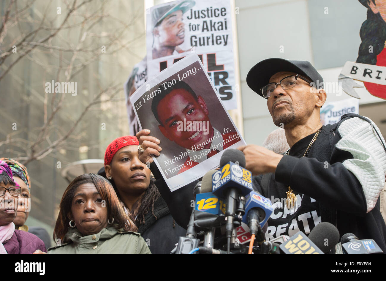 New York, NY, USA. 24th Mar, 2016. NICHOLAS HEYWARD, father of Nicholas ...