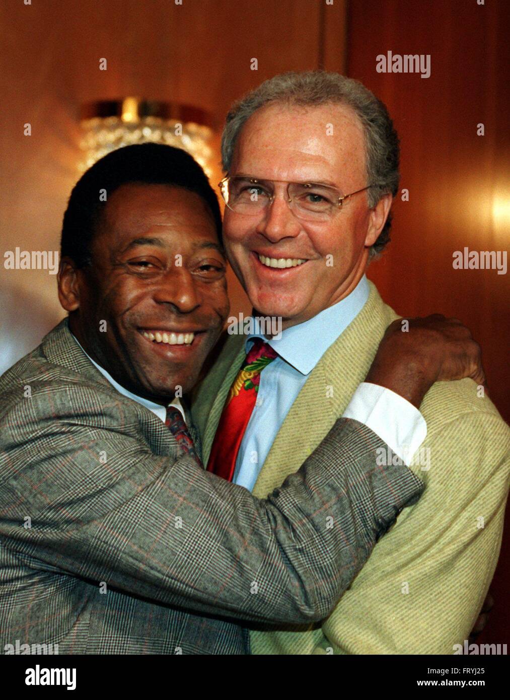 FILE - A file picture dated 22 March 1996 shows Franz Beckenbauer with ...