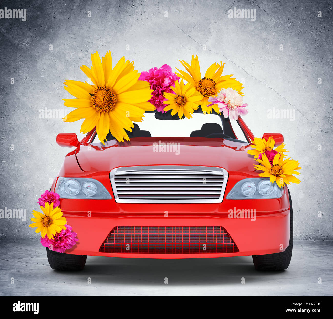 Car tire flowers hi-res stock photography and images - Alamy