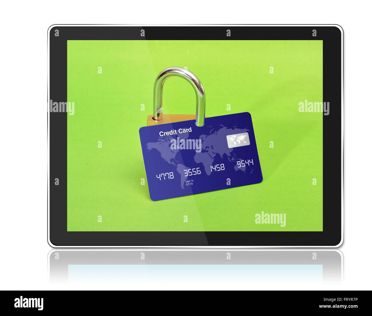 Online Payment Protection Concept in Tablet Stock Photo - Alamy Online Payment Protection Concept in Tablet Stock Photo - Alamy