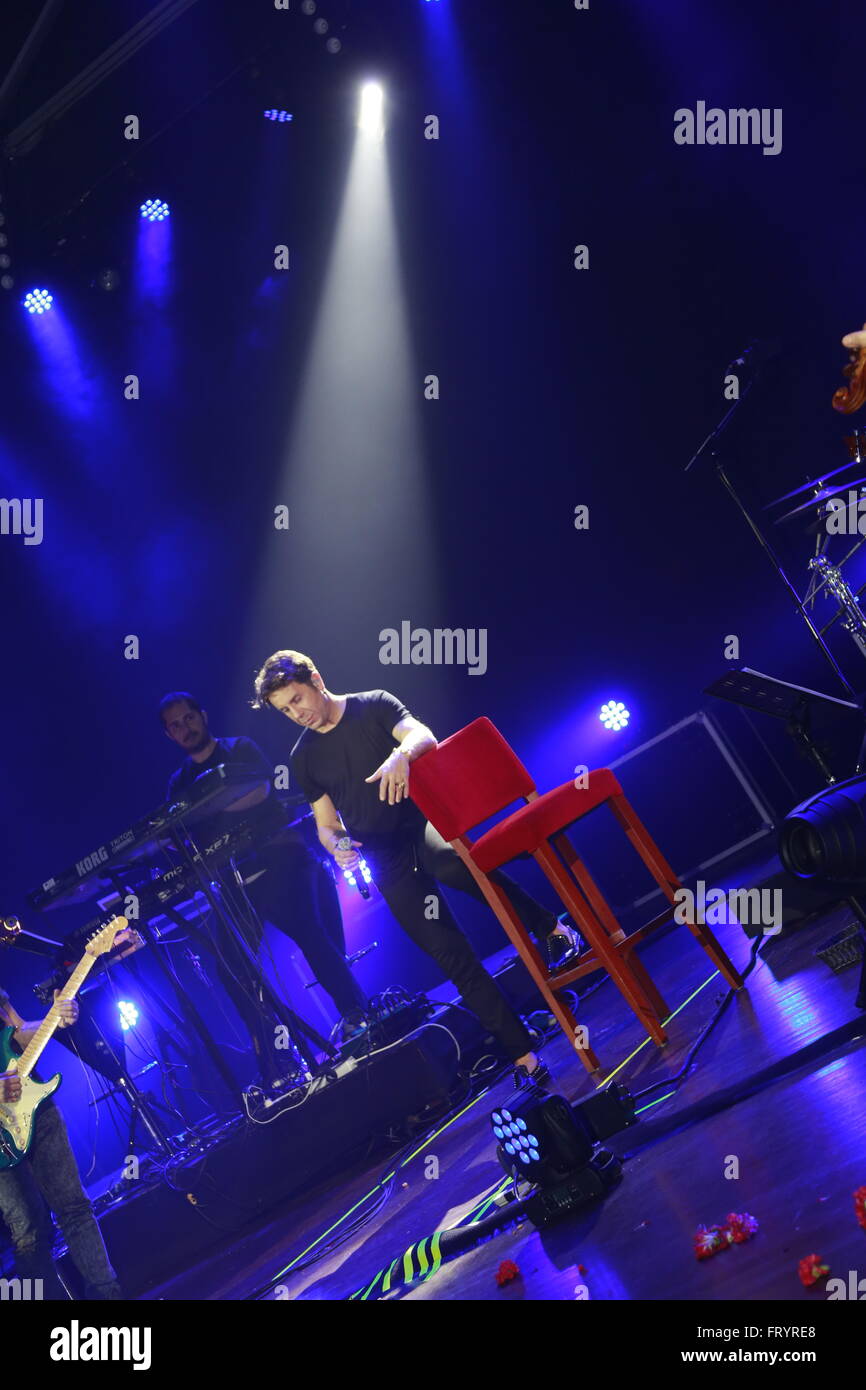 DUBAI, UNITED ARAB EMIRATES - MARCH 23: Giorgos Mazonakis performs at ...