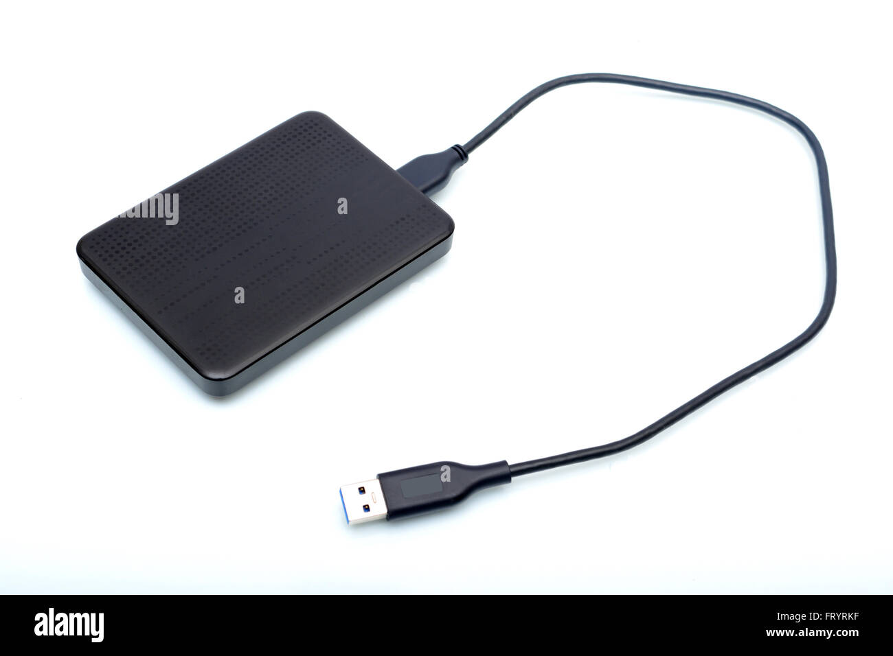 External Hard Drives isolated on white background Stock Photo - Alamy