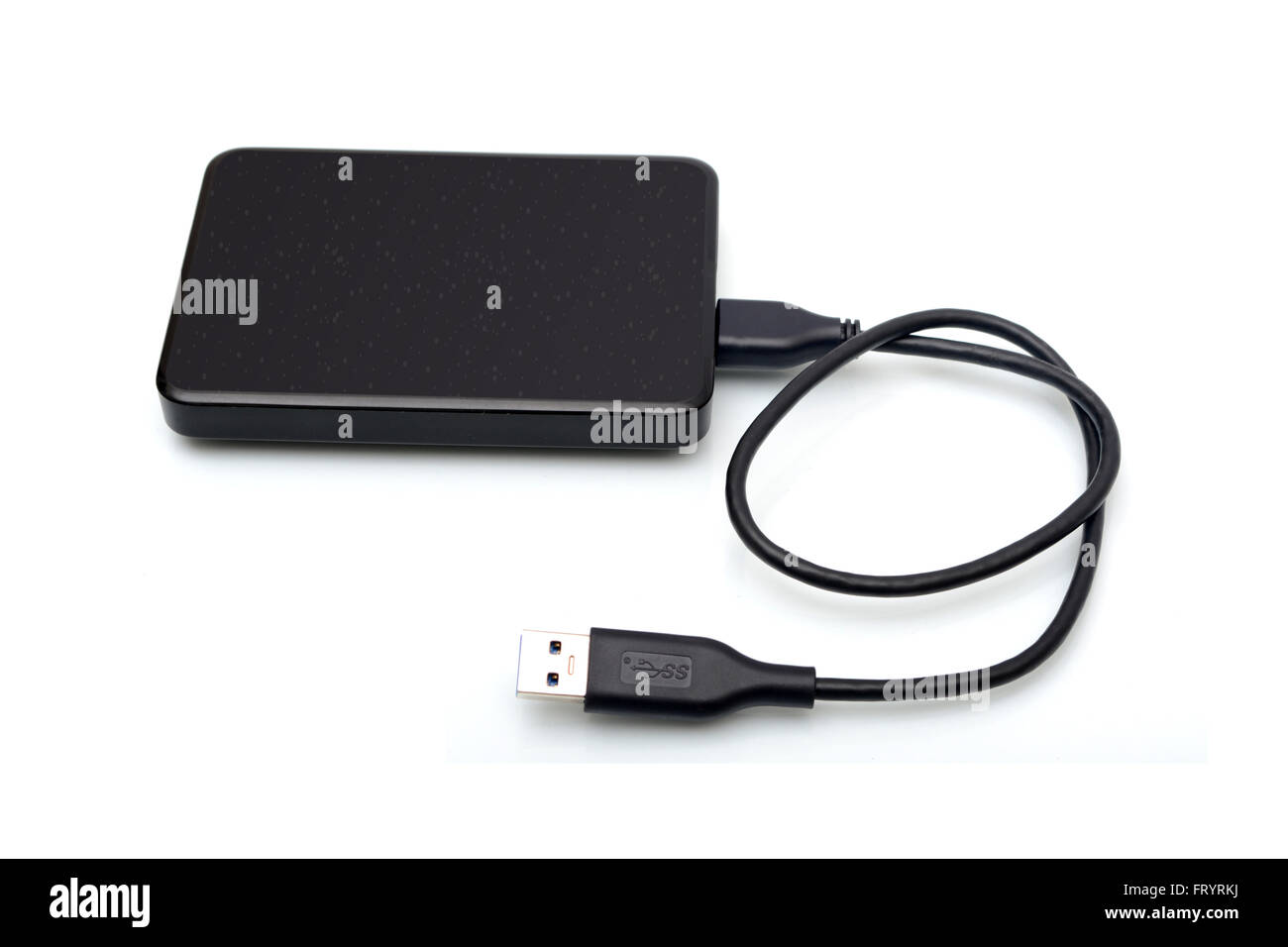External Hard disk drive isolated on white background Stock Photo - Alamy