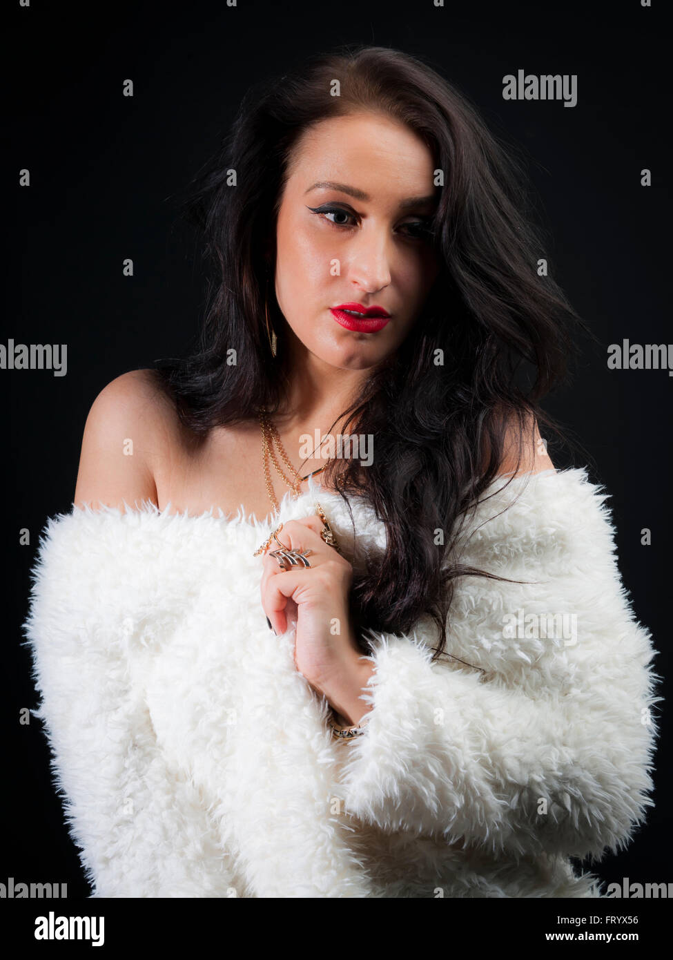 Beautiful lady face hi-res stock photography and images - Alamy
