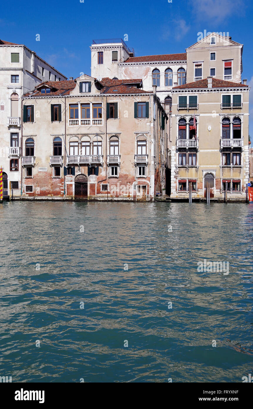 Venice Italy, Grand Canal, Benzon-Foscaro & Pisani Stock Photo - Alamy