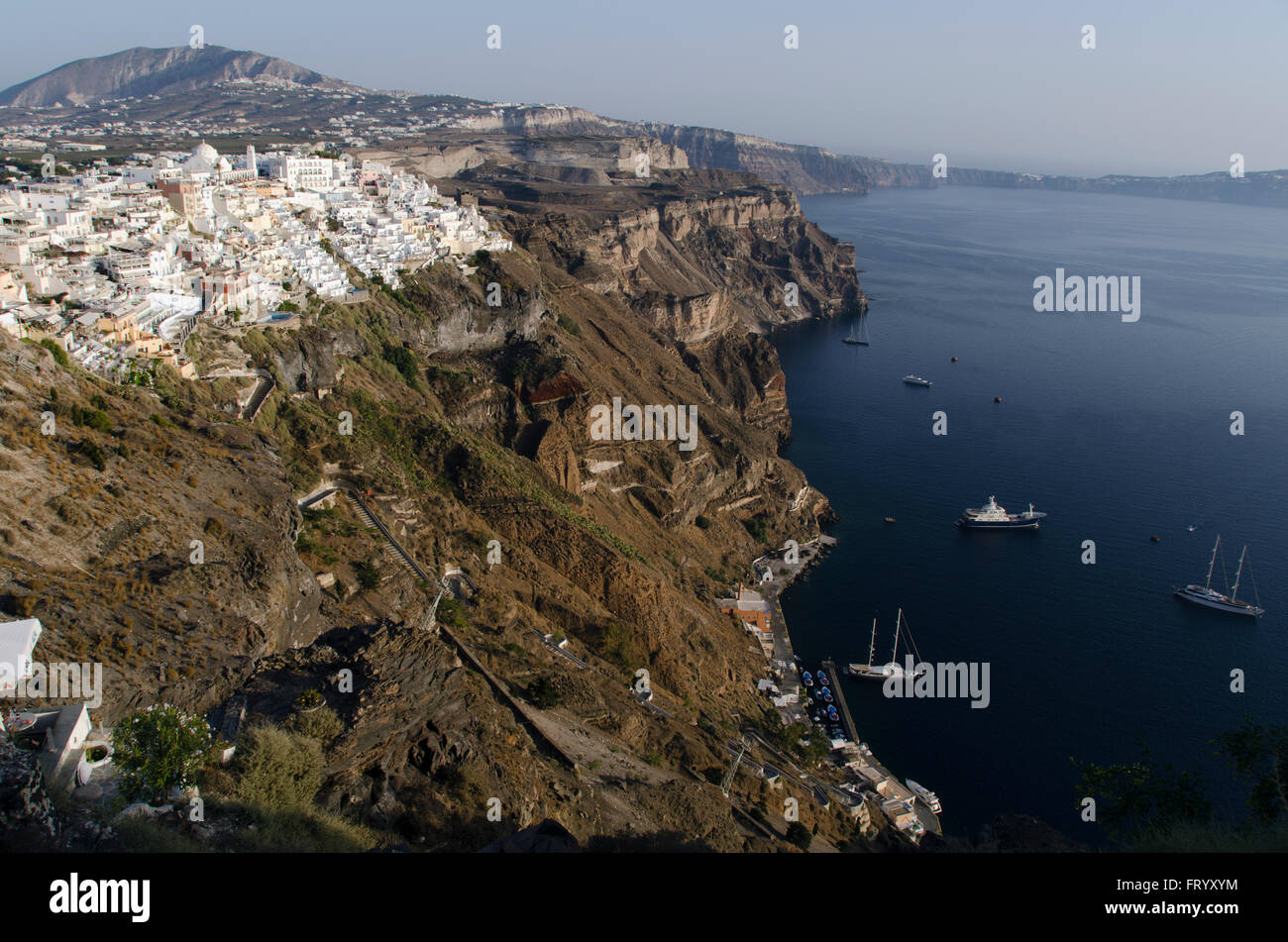 Santorini volcano walk hi-res stock photography and images - Alamy