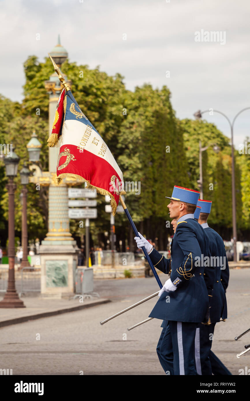 Bastille Day Parade In Paris Stock Photo - Alamy