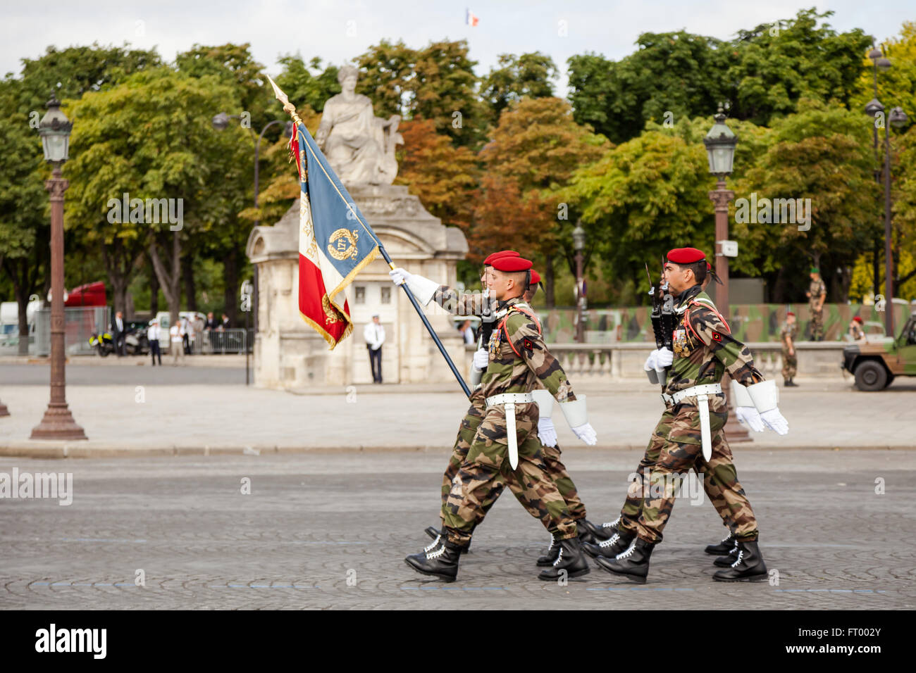 Bastille Day Parade In Paris Stock Photo - Alamy