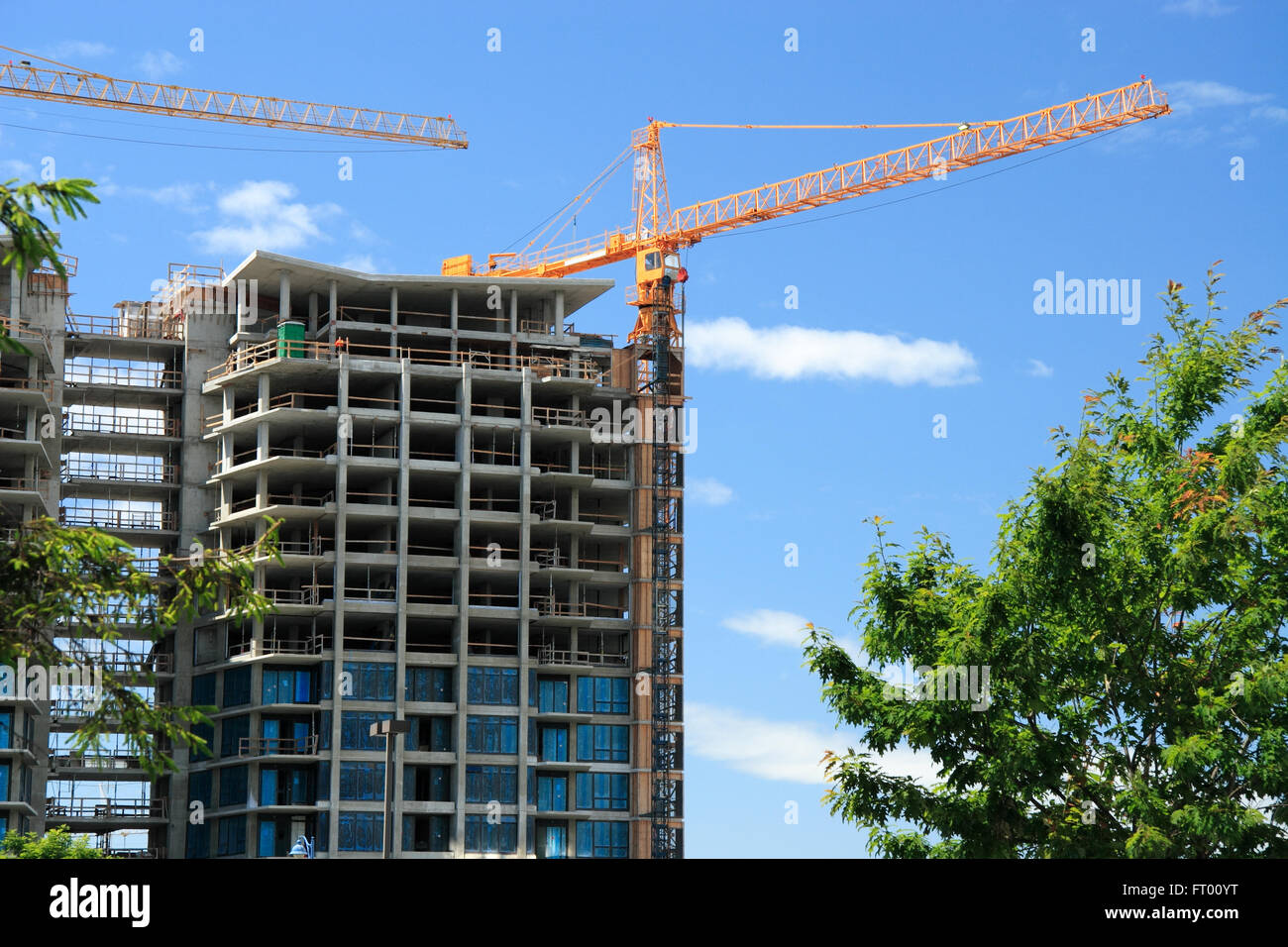 Construction of apartment bulging. Great Vancouver. City of Richmond ...