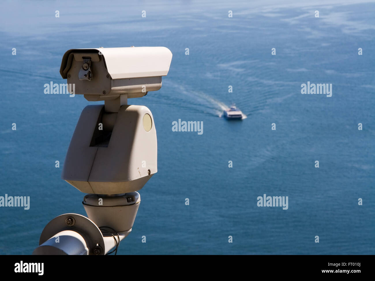 Surveillance Camera is watching an approaching vessel Stock Photo - Alamy
