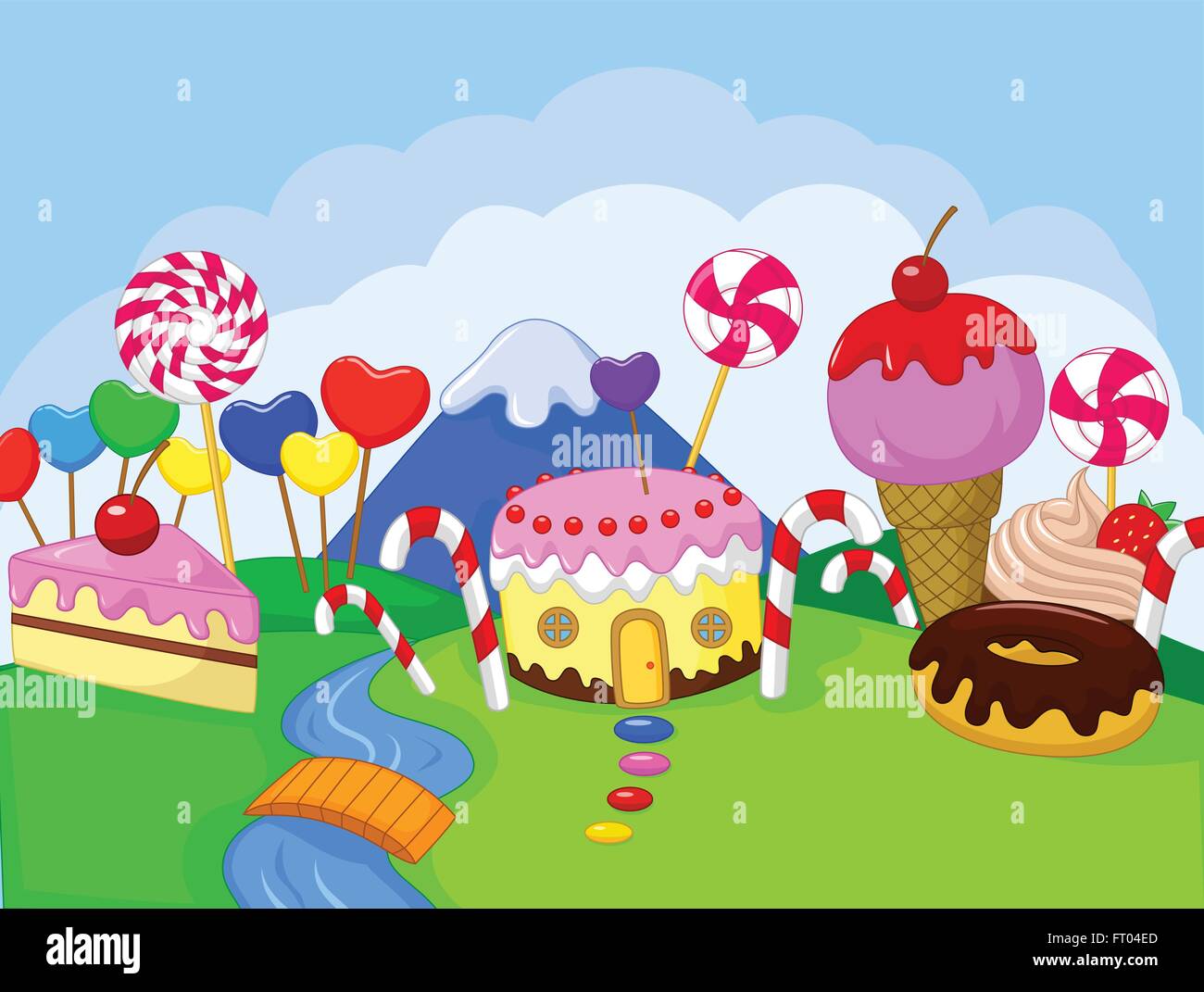 Food outside ice Stock Vector Images - Alamy