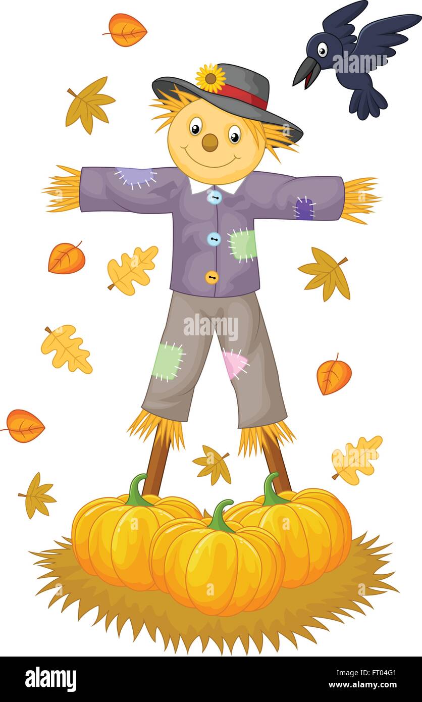 Scarecrow cartoon hi-res stock photography and images - Alamy