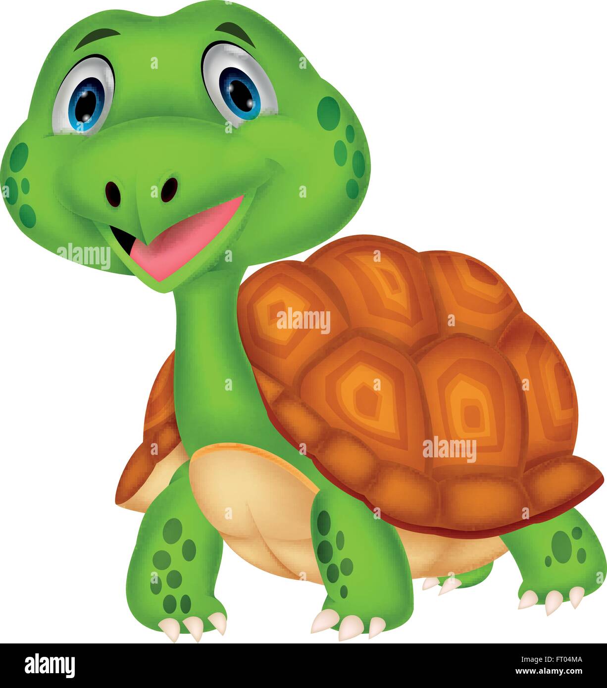 Cute turtle cartoon Stock Vector Image & Art - Alamy