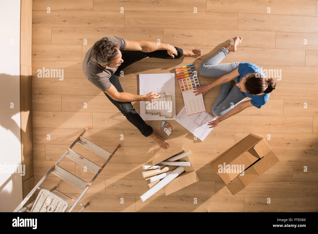 Map floor from above hi-res stock photography and images - Alamy