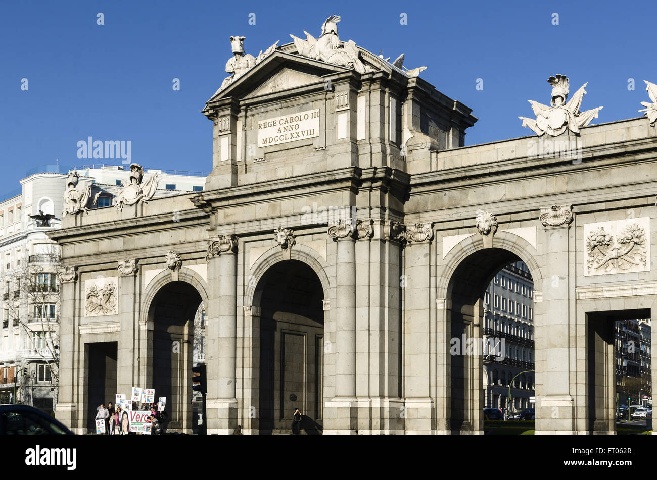 The puerta alcala hi-res stock photography and images - Alamy