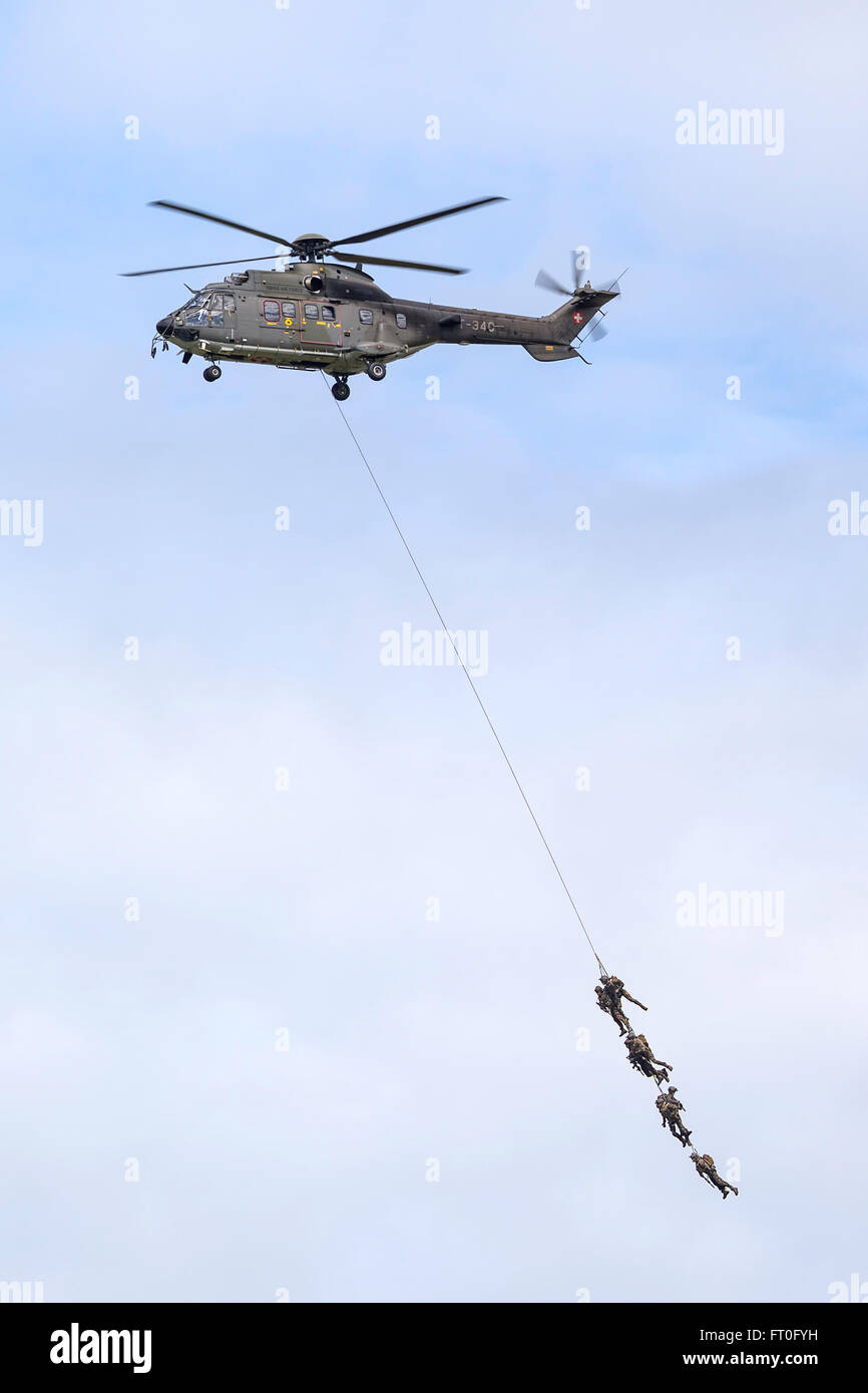 Aerospatiale AS332 (AS532, TH98) Super Puma Military helicopter T-340 ...