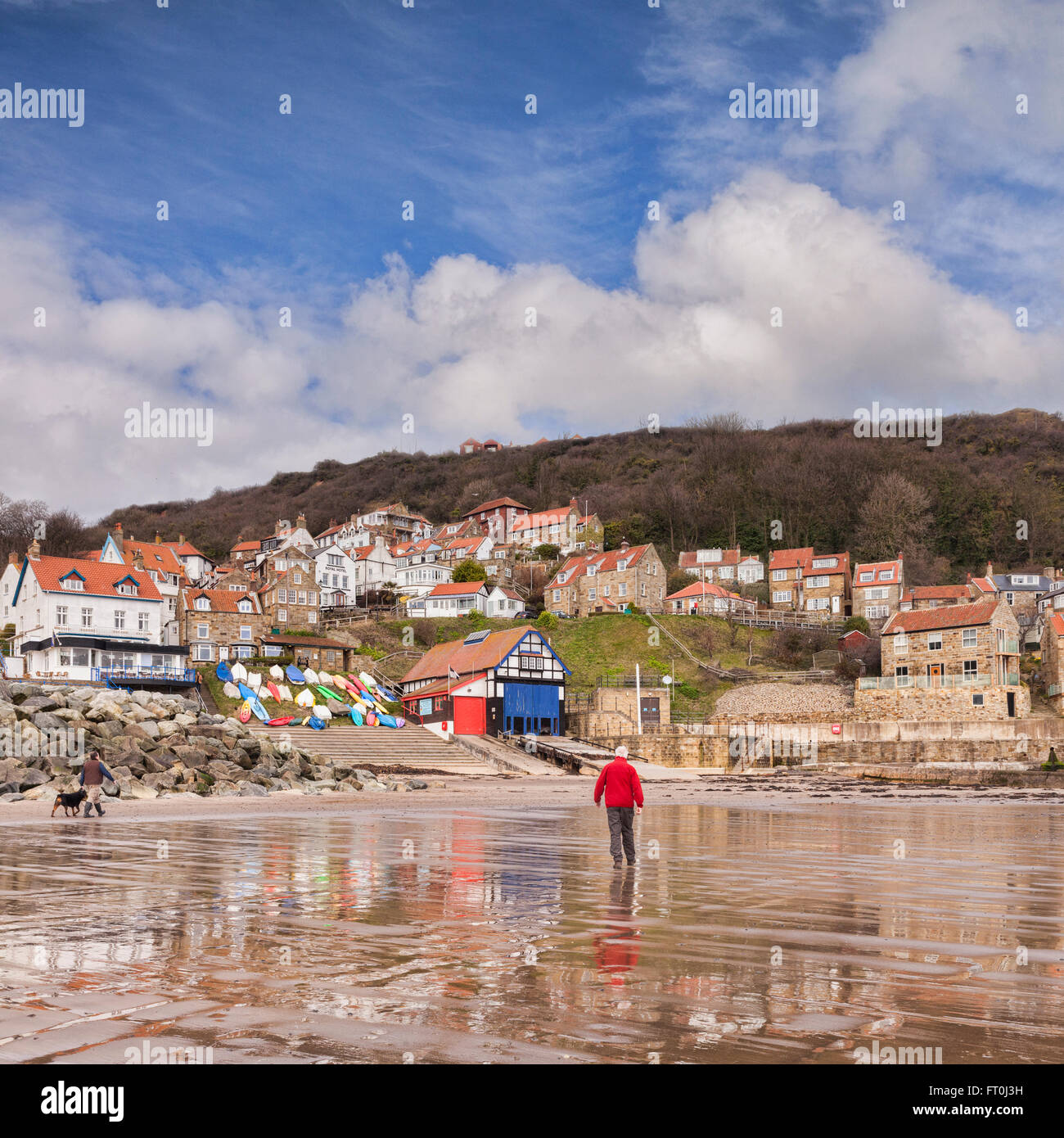 Runswick Bay, North Yorkshire, England, UK Stock Photo - Alamy