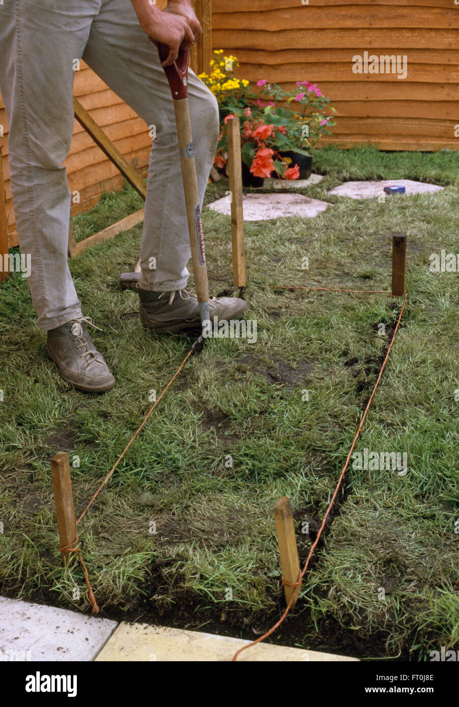 Turf digging hi-res stock photography and images - Alamy