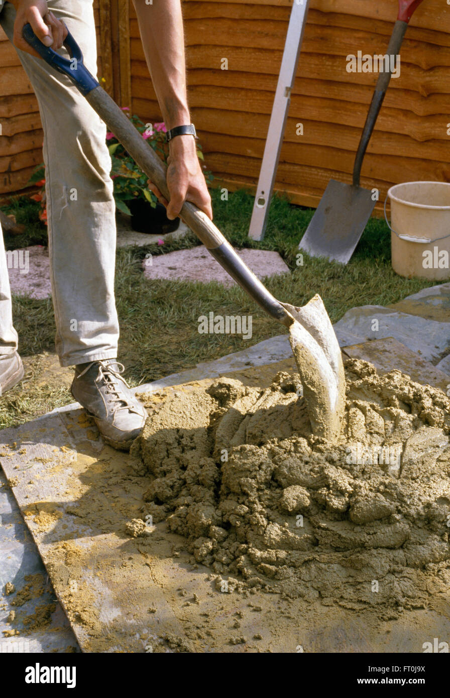 Mixing cement hi-res stock photography and images - Alamy