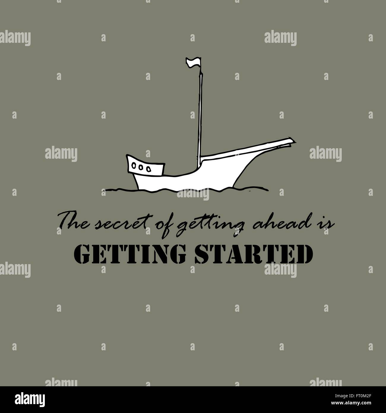 Getting ahead Stock Vector Images - Alamy