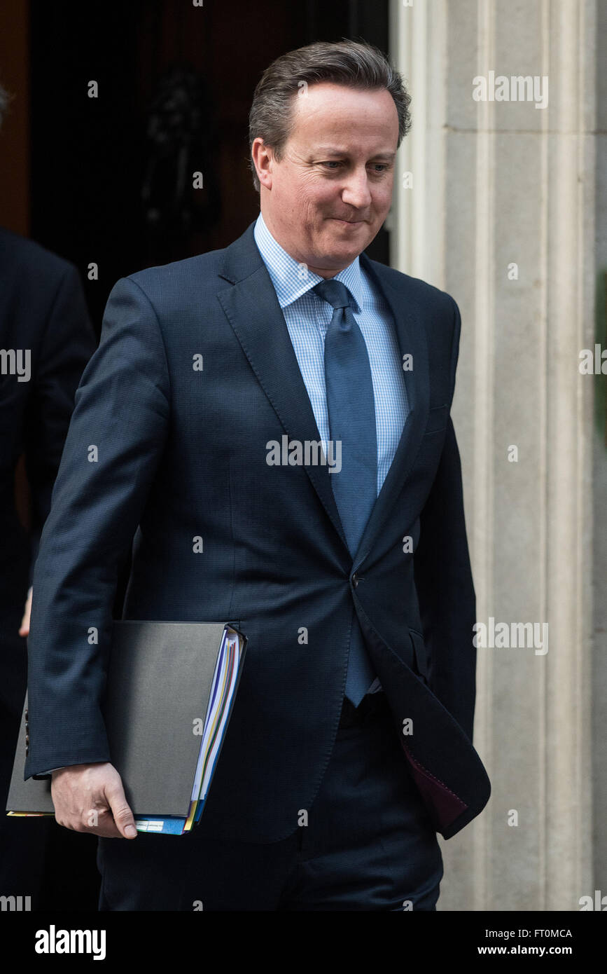 Prime Minister David Cameron leaves 10 Downing Street. Featuring: David ...