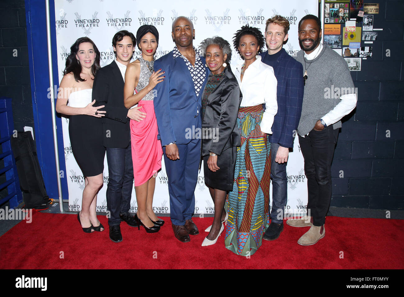 Company party for Colman Domingo's play Dot at the Vineyard Theatre ...