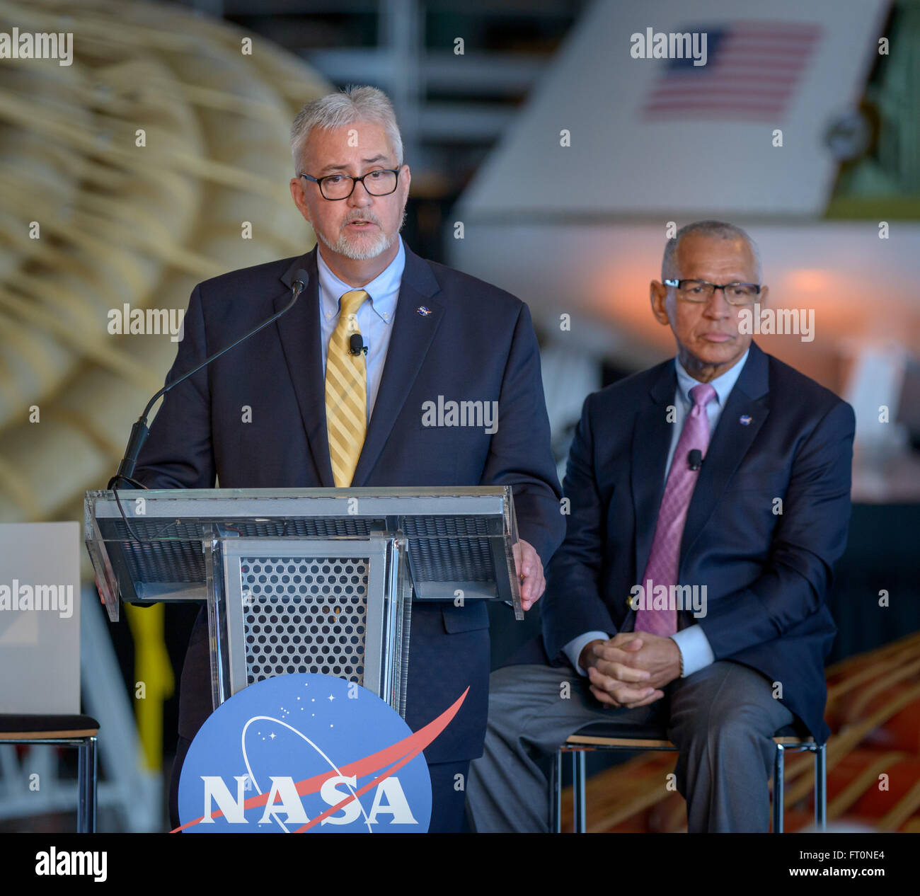 In this 2016 photograph, NASA Langley Research Center Director Dave ...