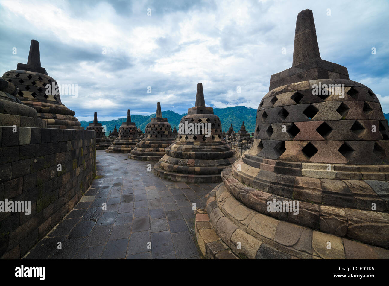 Borobudur Buddist temple Yogyakarta. Java, Indonesia Stock Photo - Alamy