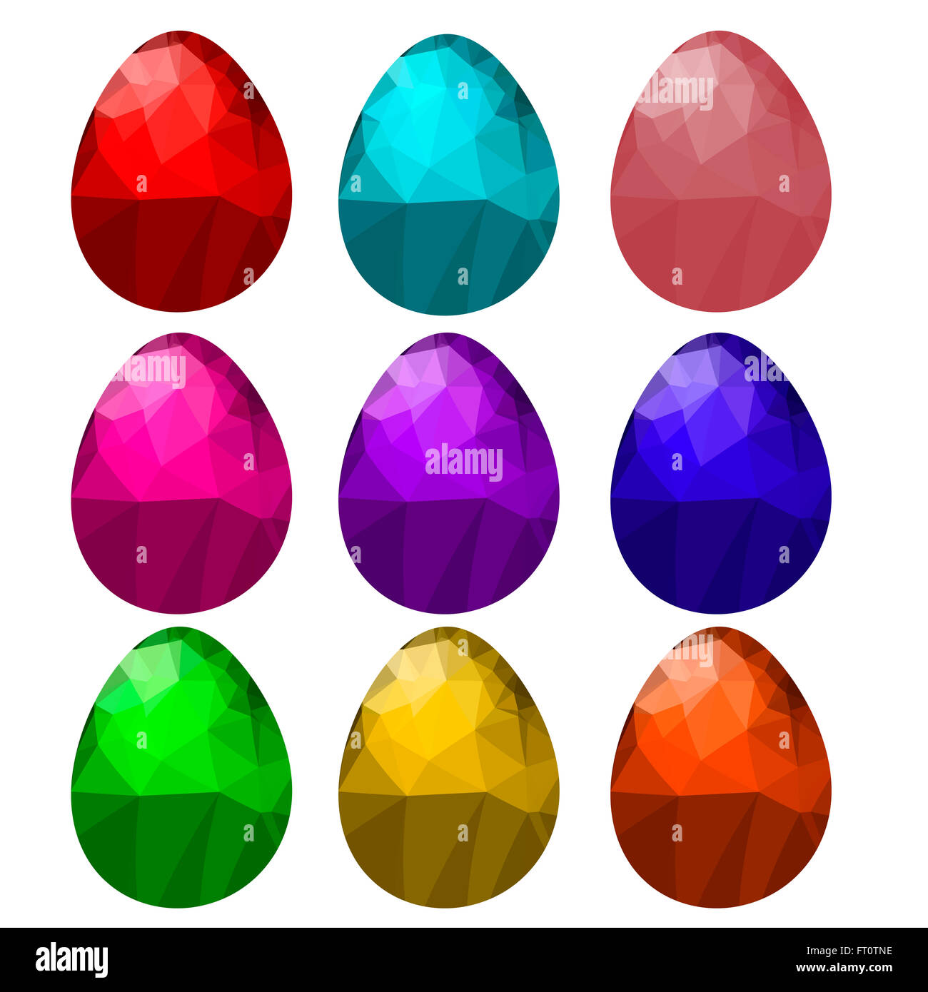 Polygonal egg hi-res stock photography and images - Alamy