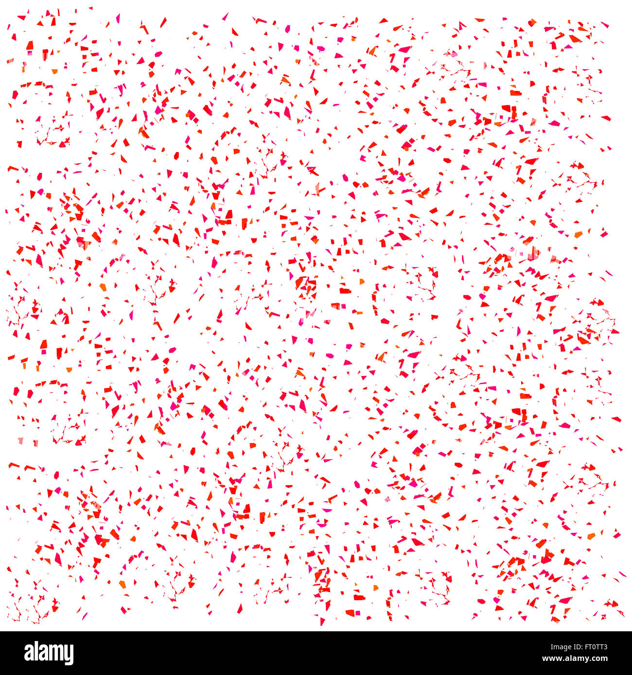 Red Confetti Isolated Stock Photo - Alamy