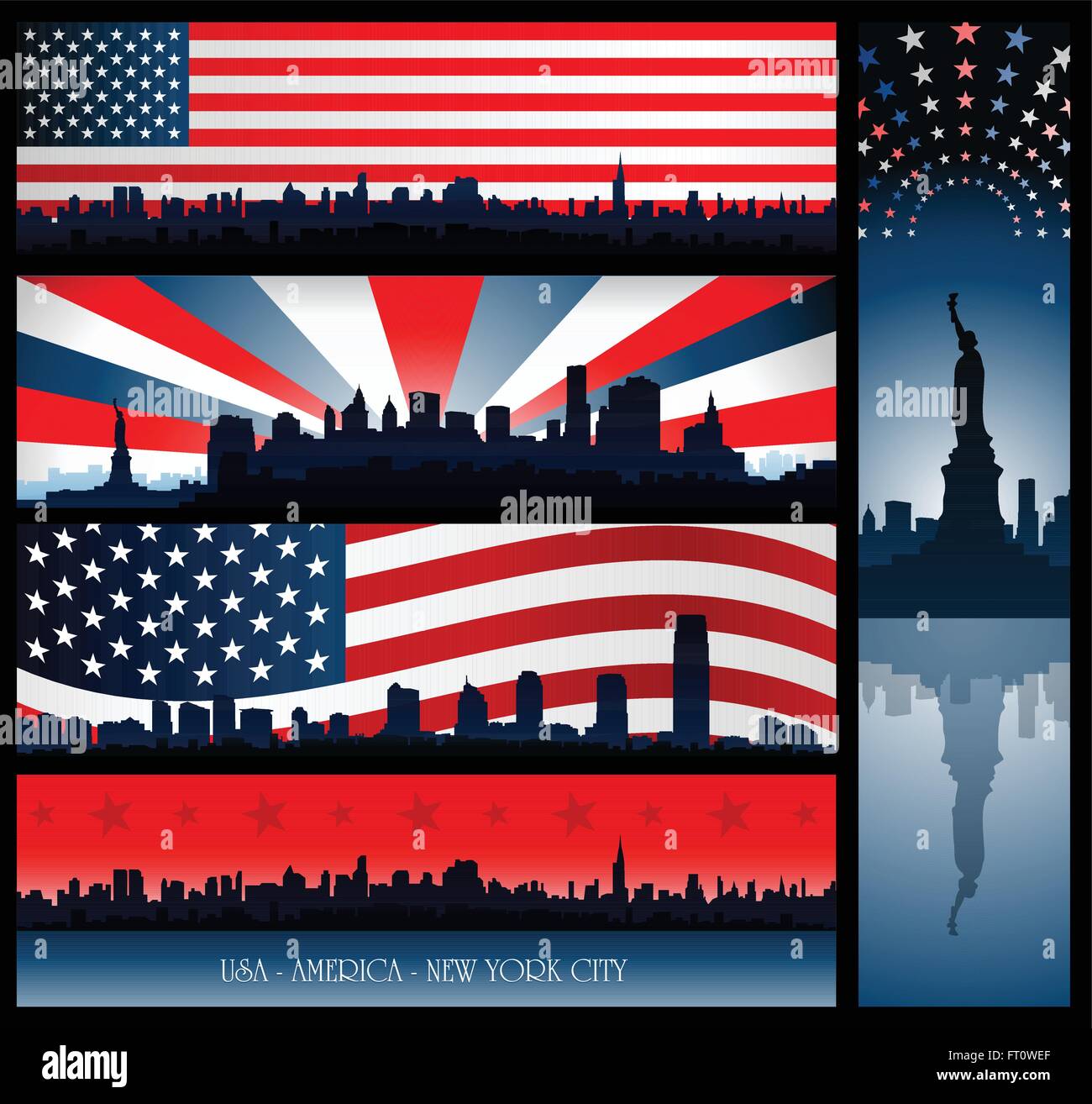 New york cityscape background Stock Vector Image & Art - Alamy