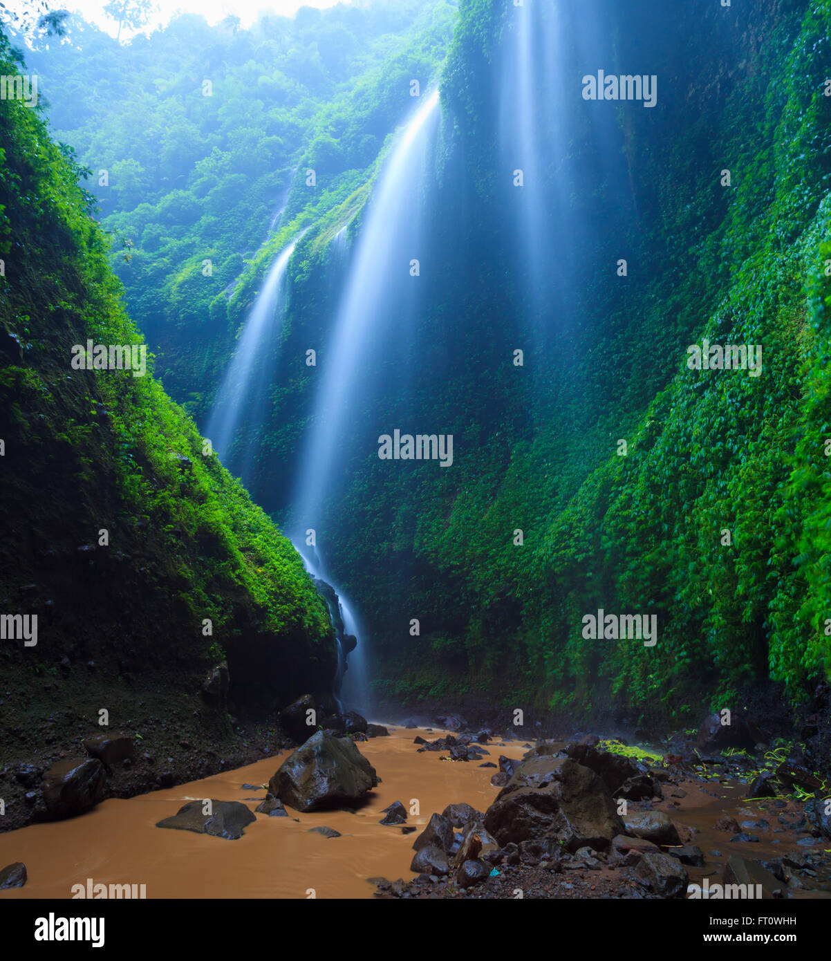 Madakaripura Waterfall, East Java, Indonesia Stock Photo - Alamy