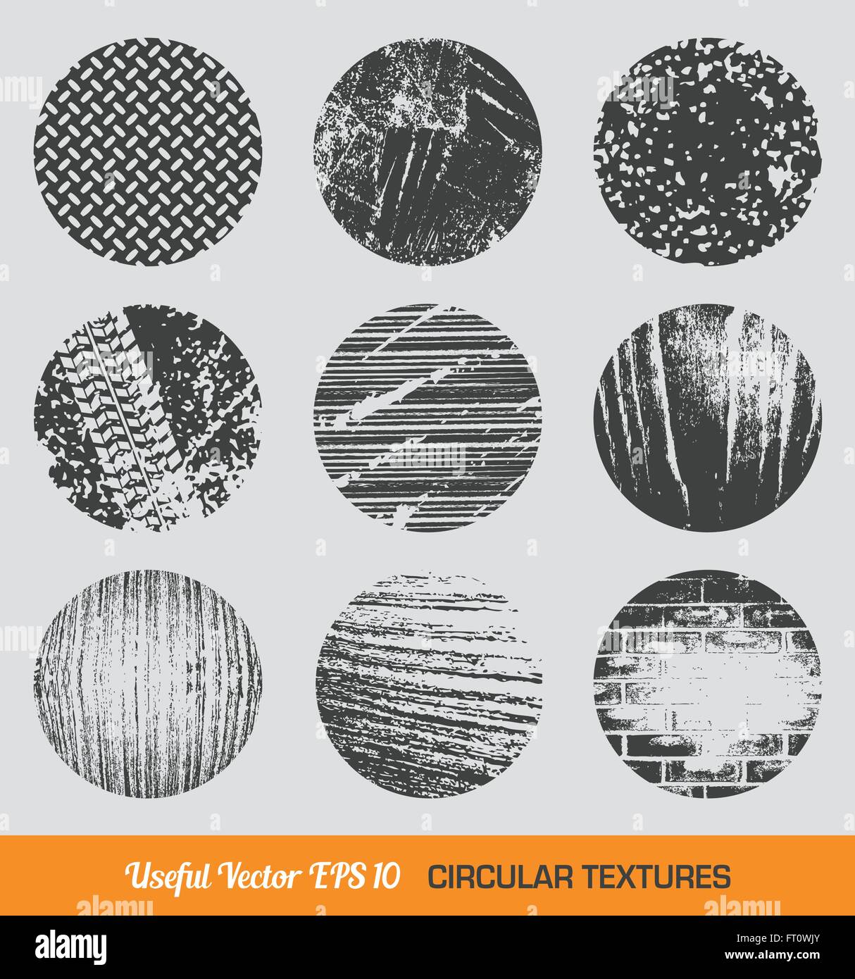 Set of vector vintage circular textures design Stock Vector Image & Art ...